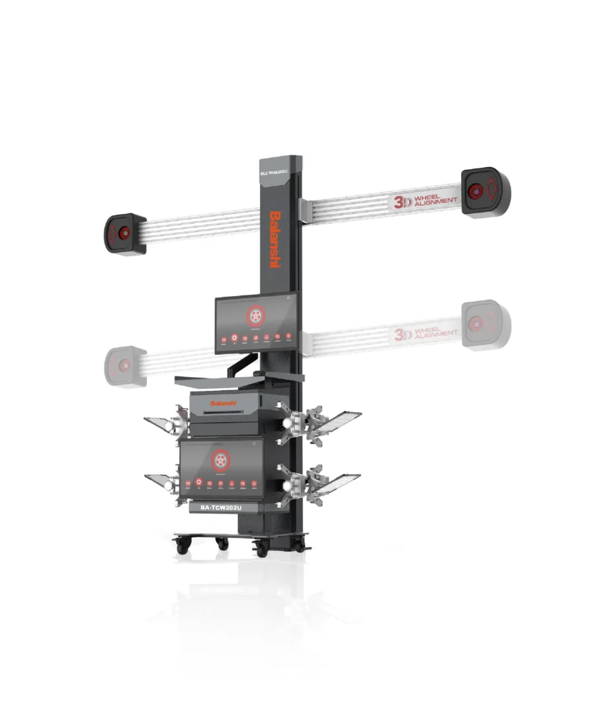 BLS WA6202U 3D Wheel Alignment System with Auto Lift and Track, Dual 24 ...